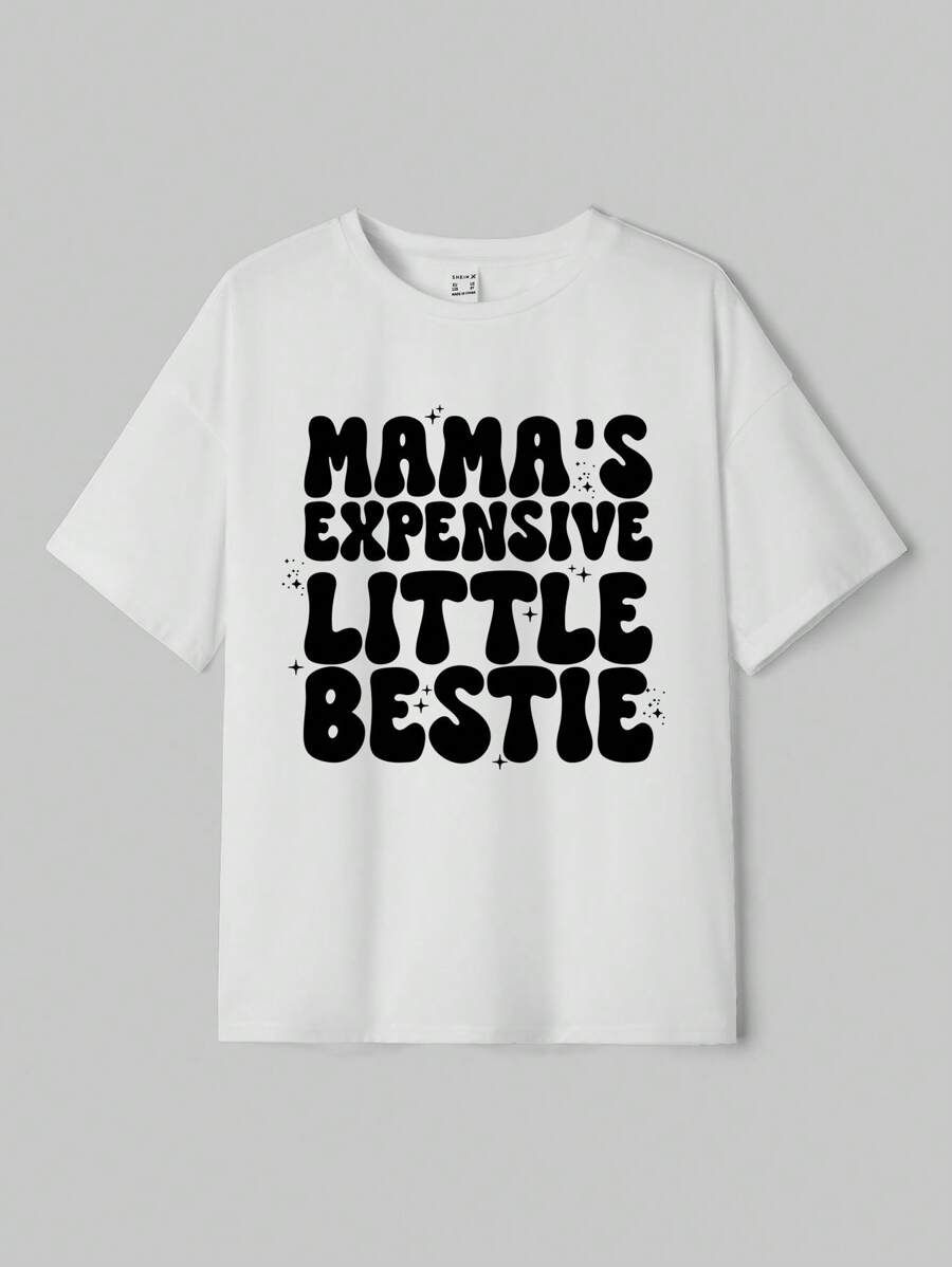 Parimli Girlcore Tween Mädchen Lässiges T Shirt Mit Kurzarm Und