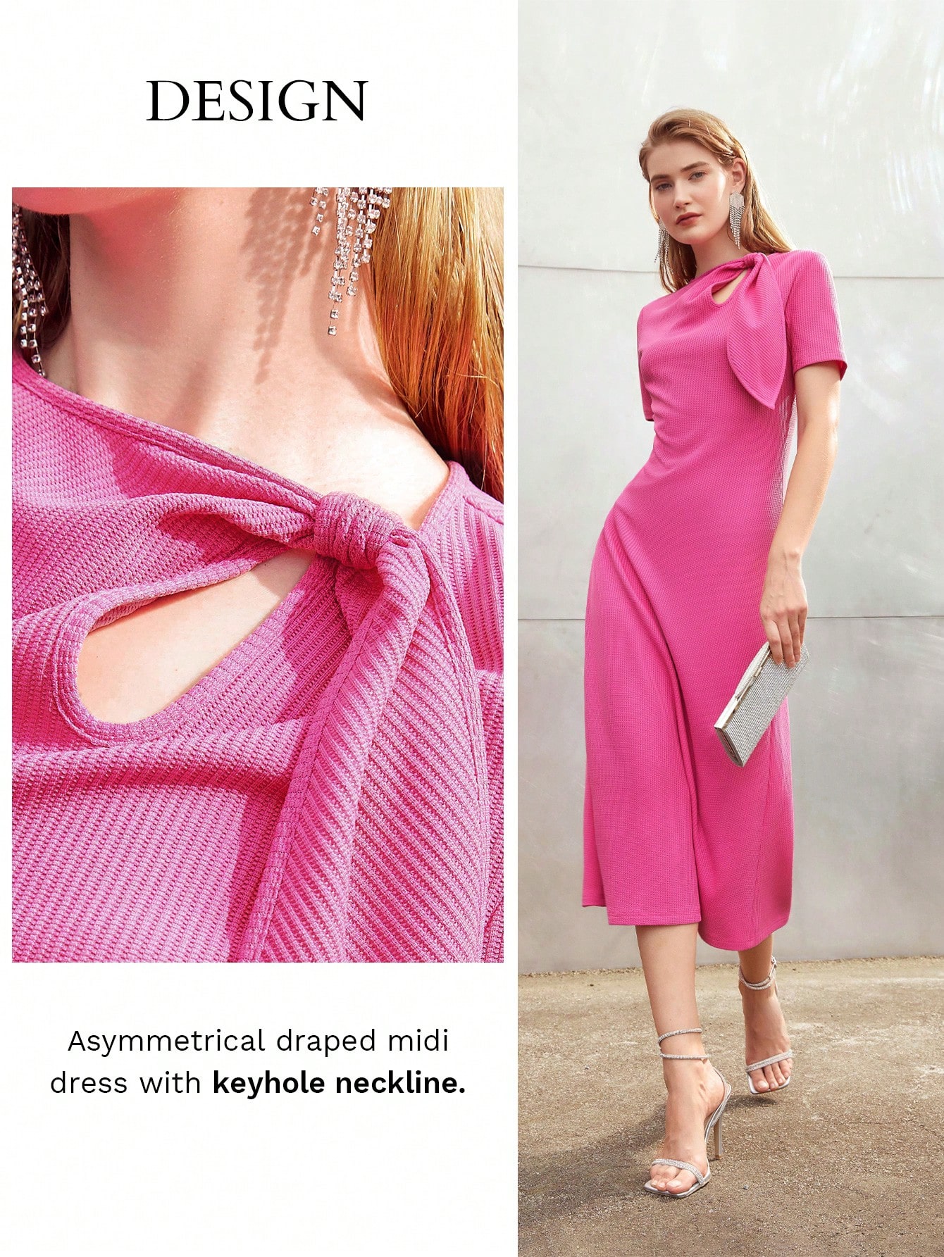 MOTF PREMIUM Vestido con abertura | Moda de Mujer | SHEIN México