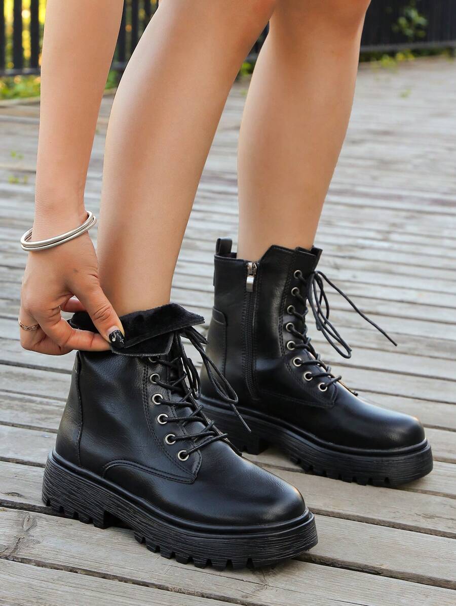 Perfect With Leggings Ideal With Pants,Unisex Women's Platform Boots ...
