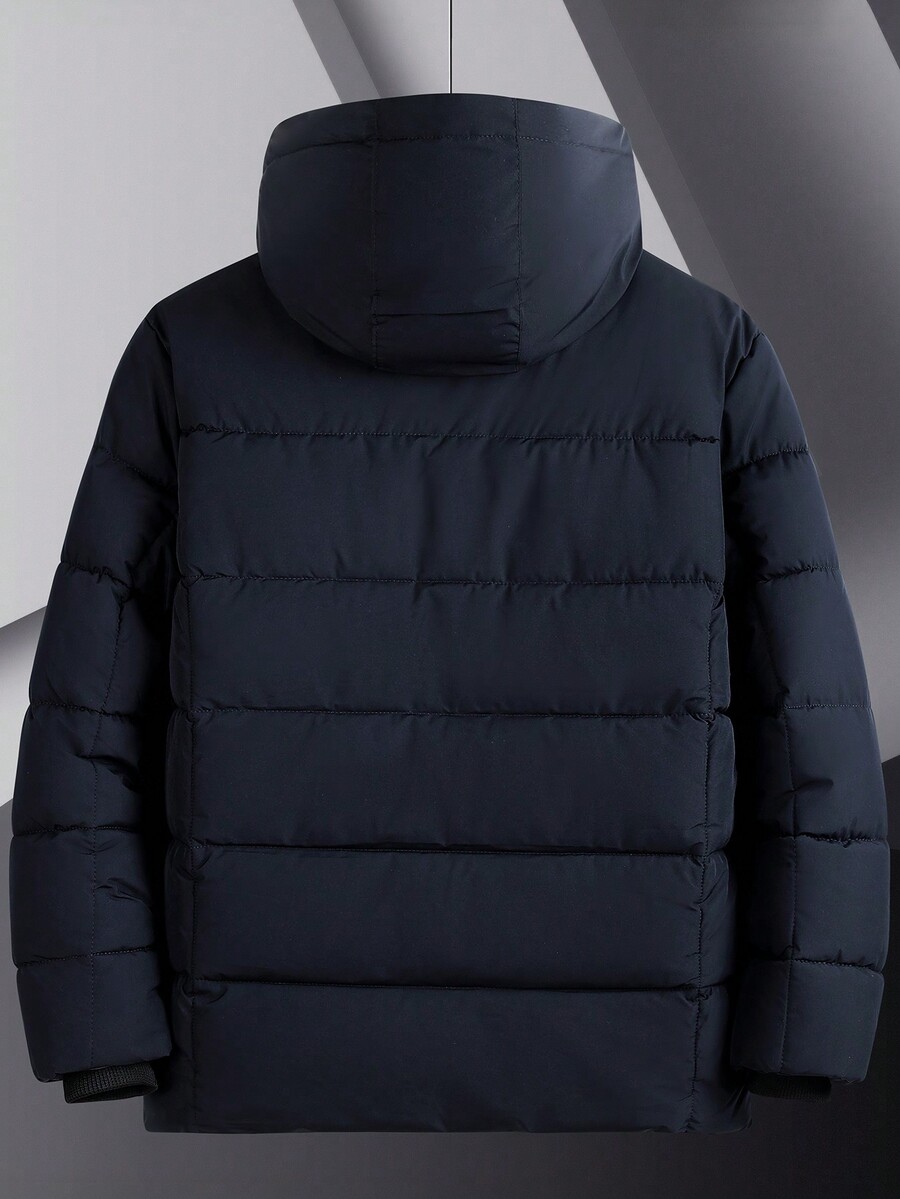 Manfinity LEGND Men's Long Sleeve Hooded Padded Jacket | SHEIN UK