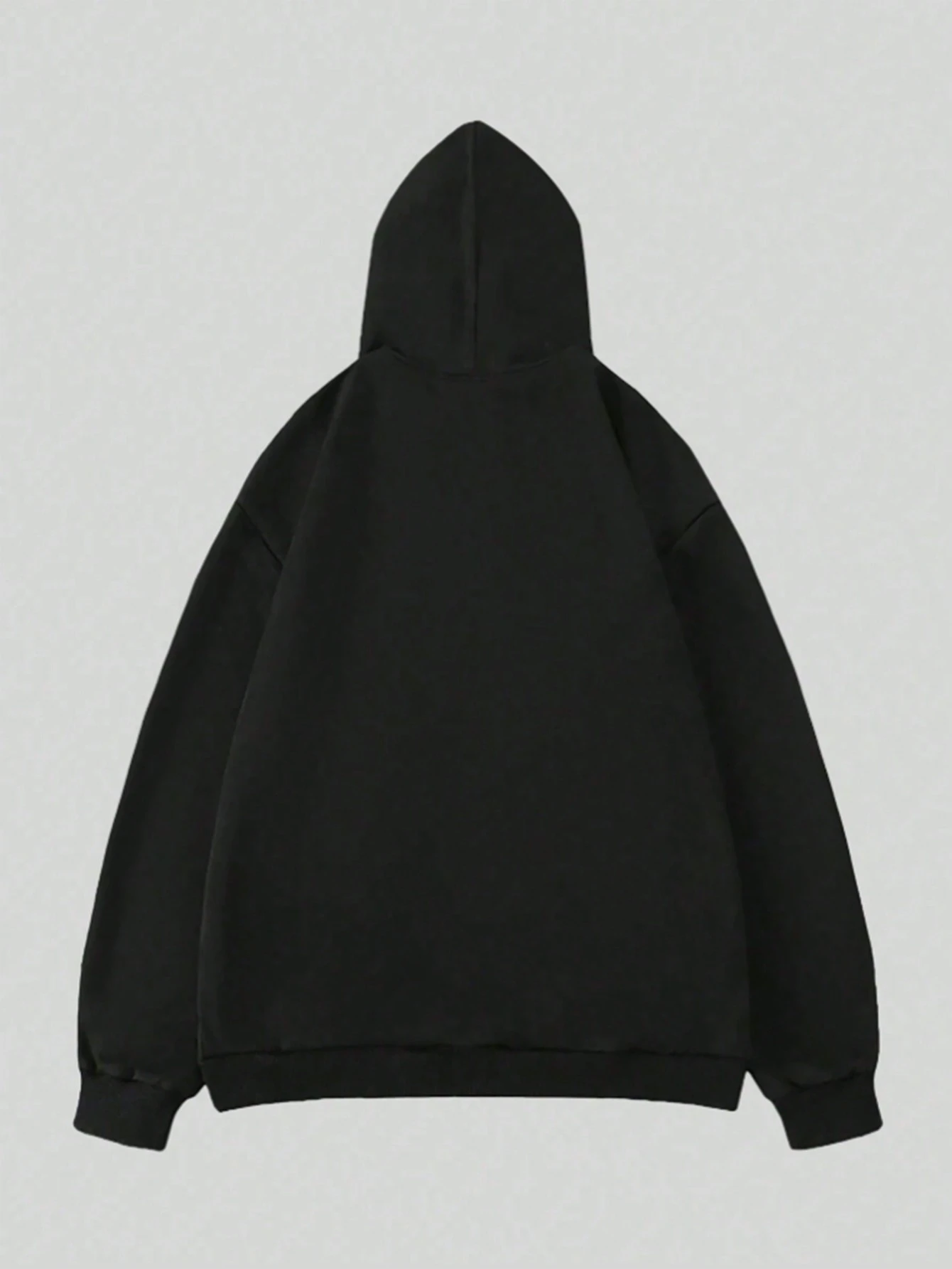 ROMWE Goth Men's Cartoon Handprint Zipper Front Hoodie | SHEIN USA
