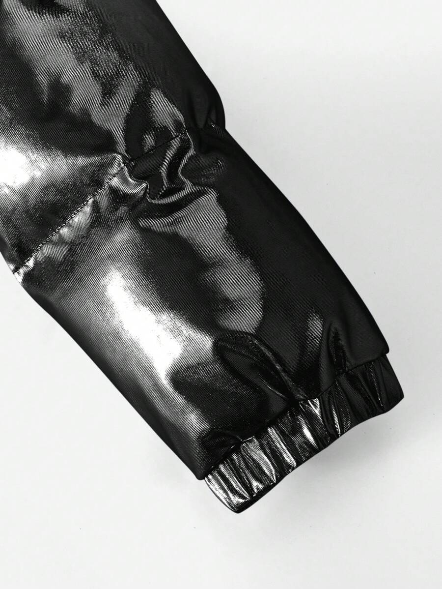 Manfinity Hypemode Men Slant Pocket Hooded Puffer Coat | SHEIN EUQS