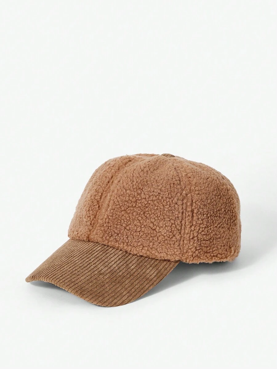 SHEIN ICON Solid Warm Baseball Cap Cute | SHEIN USA