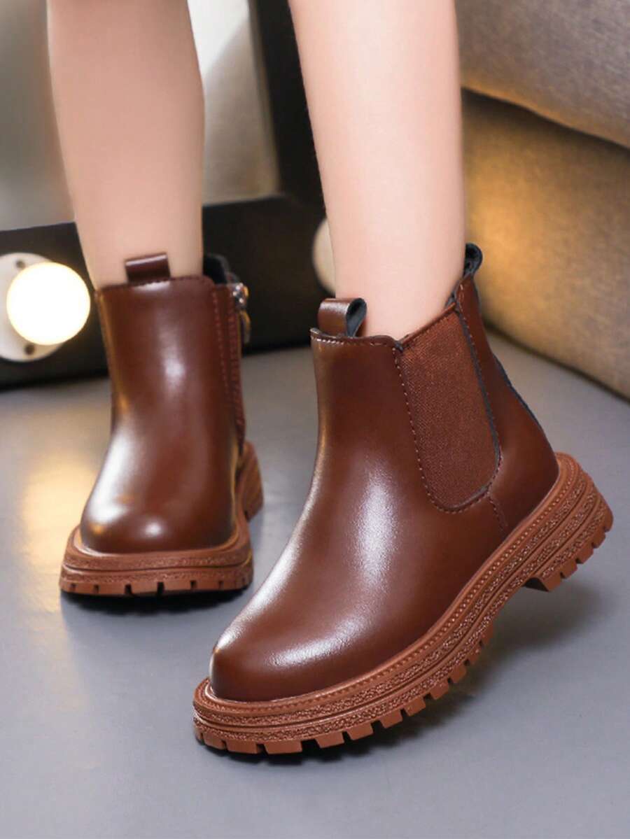 Girls' Simple & Versatile Boots | SHEIN USA