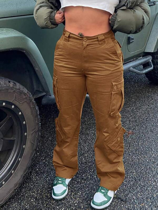 Women's Multi-pocket Cargo Pants | SHEIN USA
