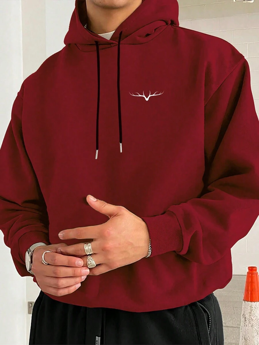 Manfinity Hypemode Sudadera con capucha para hombre con bolsillo tipo canguro y diseño de ...