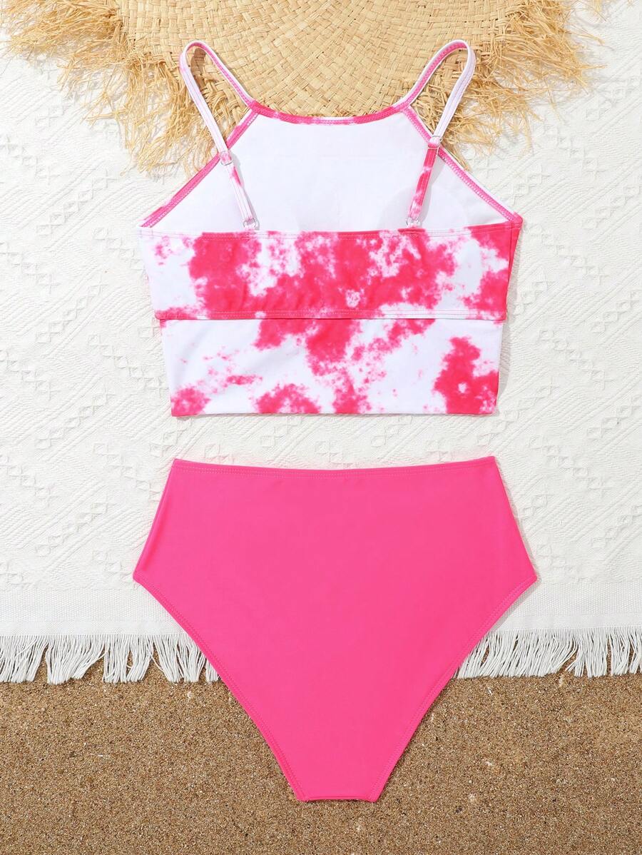 Teen Girls' Random Printed Camisole Bikini Top | SHEIN USA