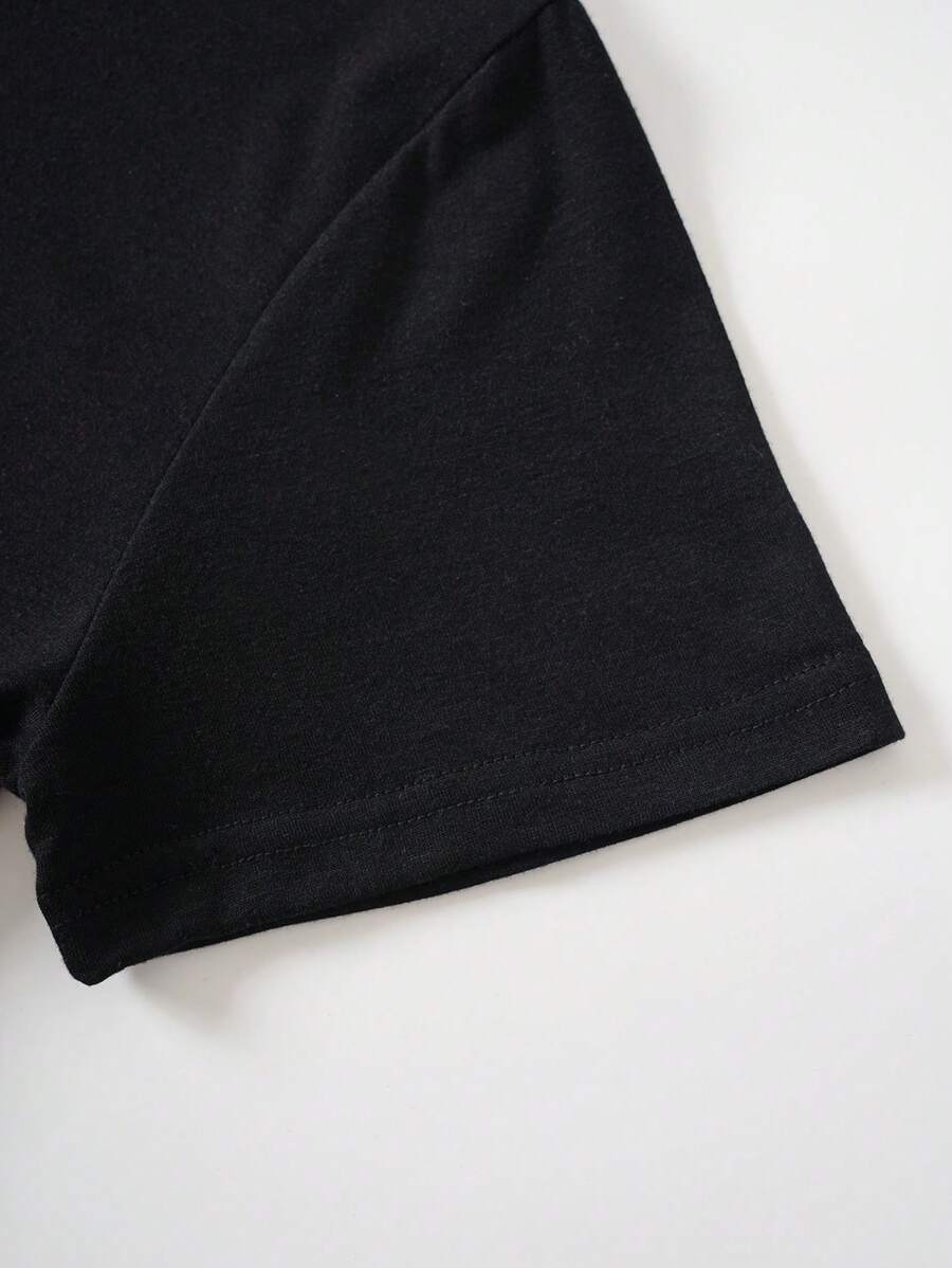 SHEIN Colorful Flower Pattern Casual Short Sleeve T-shirt | SHEIN USA