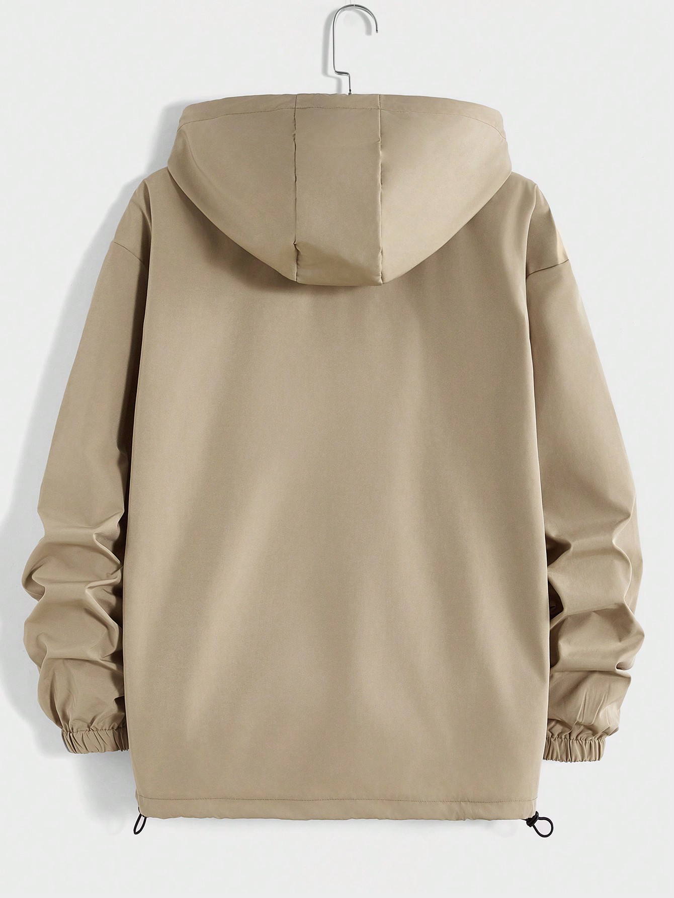 Manfinity Manfinity UrbanChill Men Half Zip Drawstring Hooded Jacket ...