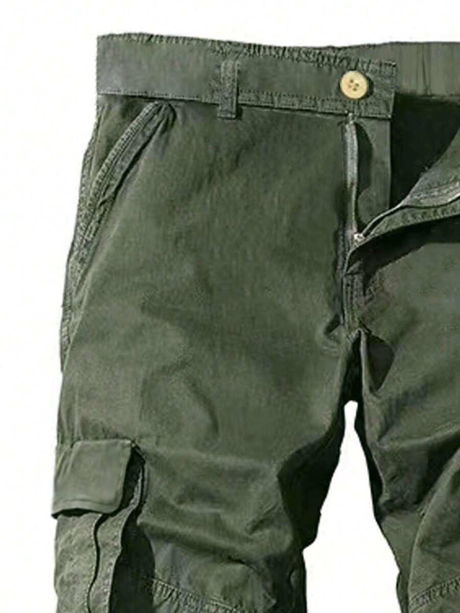 Manfinity LEGND Loose Fit Men's Cargo Pants With Flap Pockets, Without ...
