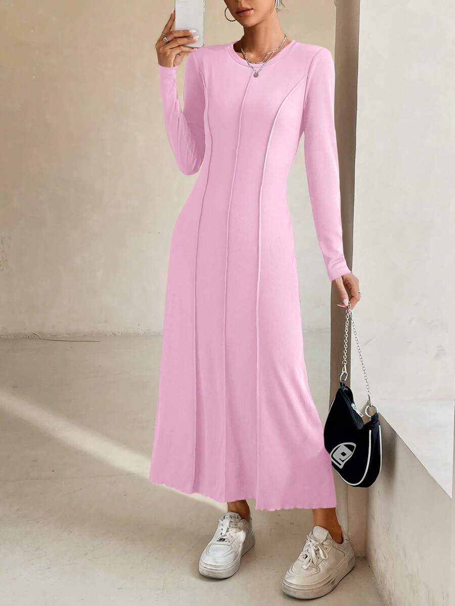 SHEIN Unity Solid Color Dress | SHEIN USA