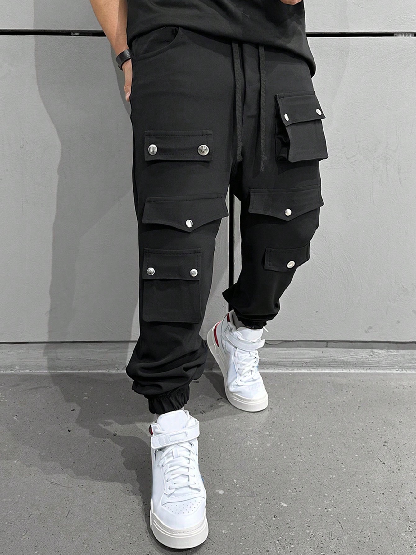 Manfinity EMRG Men's Loose Solid Color Multi-Pocket Cargo Pants | SHEIN ... Manfinity EMRG Men's Loose Solid Color Multi-Pocket Cargo Pants | SHEIN ...