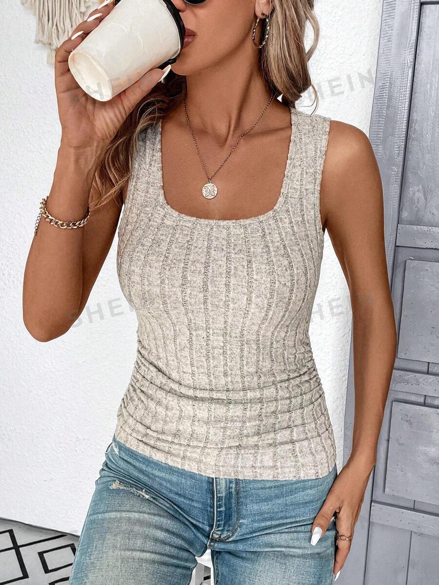SHEIN LUNE Family Outfit Women's Slim-Fit Comfortable Tank Top, All ...