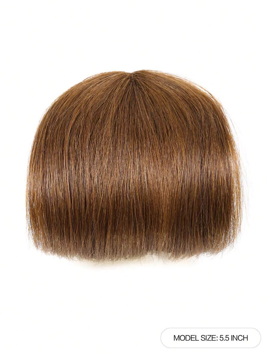 Franja francesa de maior tamanho, extensões de cabelo humano com franja ...