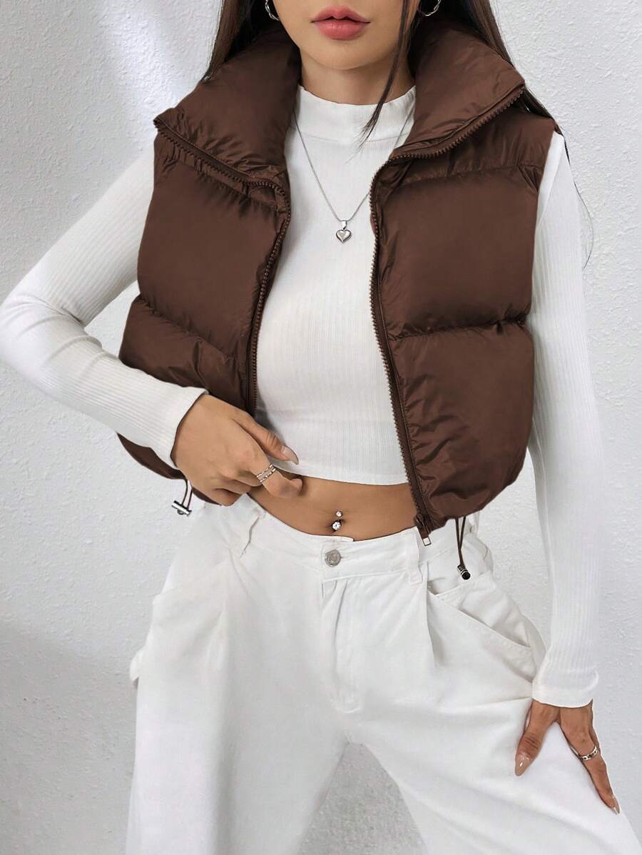 SHEIN EZwear Women's Padded Vest | SHEIN