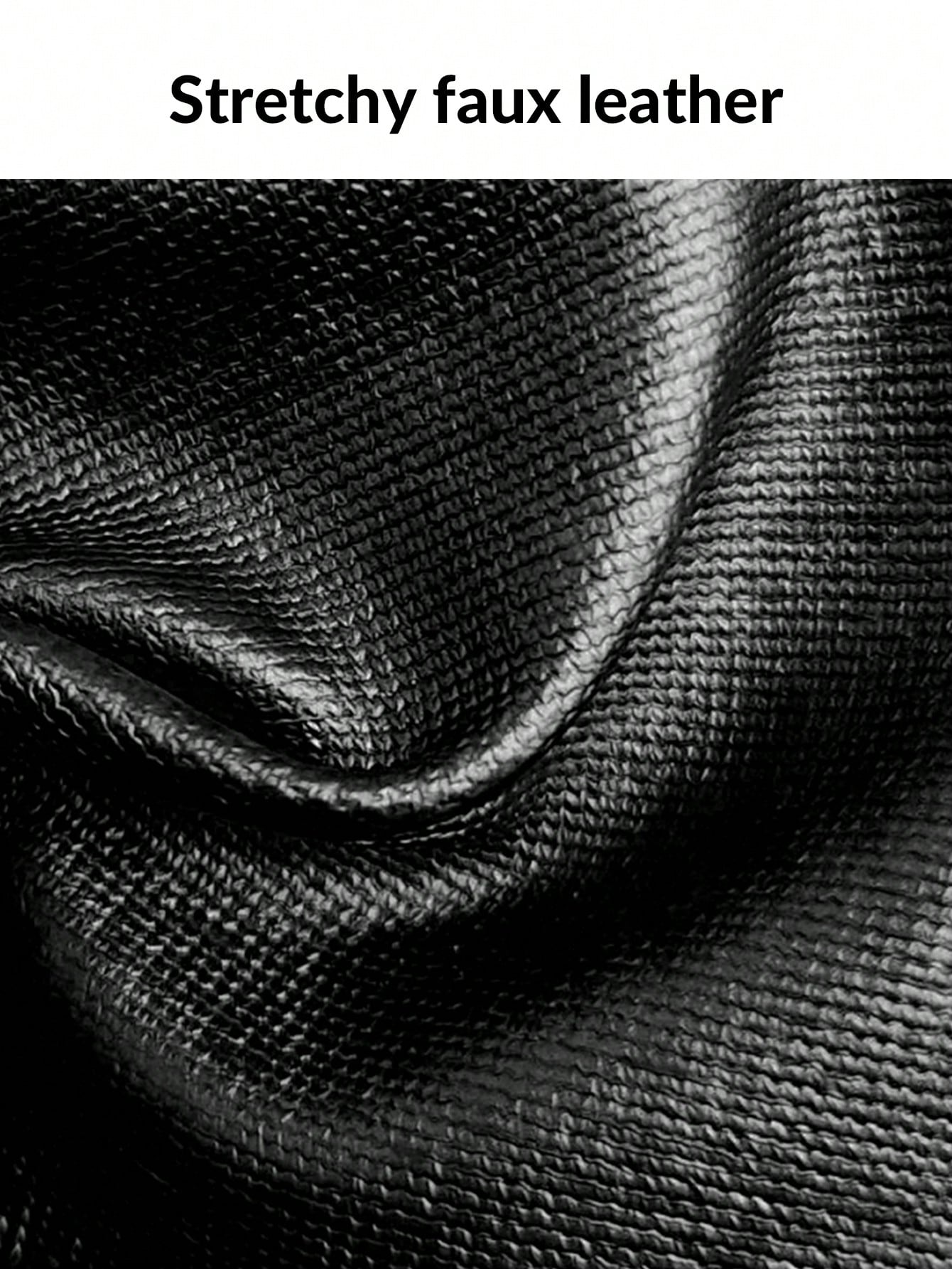 SHEIN SXY Plus Size Slim Fit Pu Zipper Jacket | SHEIN UK