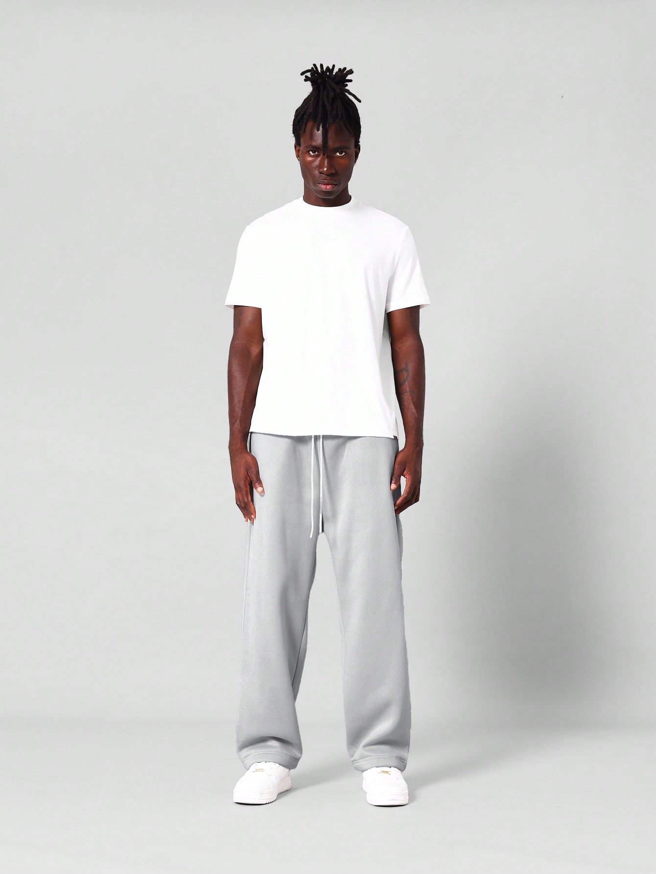 SUMWON Straight Fit Essential Drop Crotch Jogger | SHEIN EUQS
