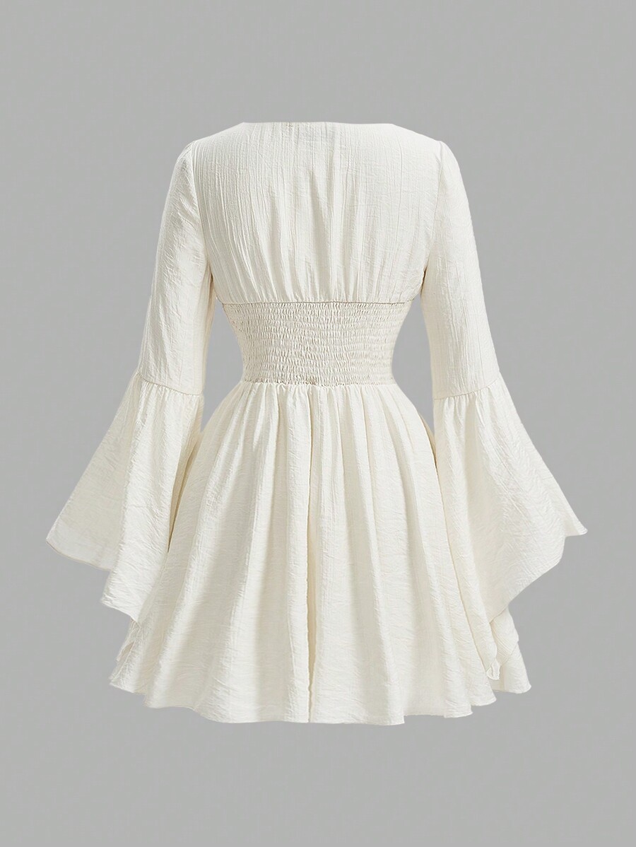 SHEIN MOD Formal Dress Prom Dress With Sleeves Ladies' Flared Sleeves ...