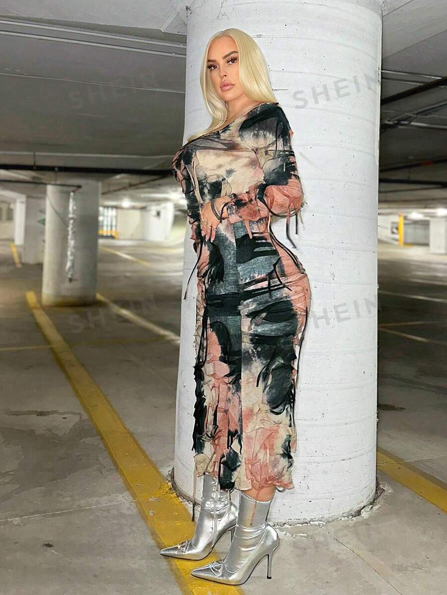 SHEIN SXY Prom Dress Sexy Outfits Club | SHEIN USA