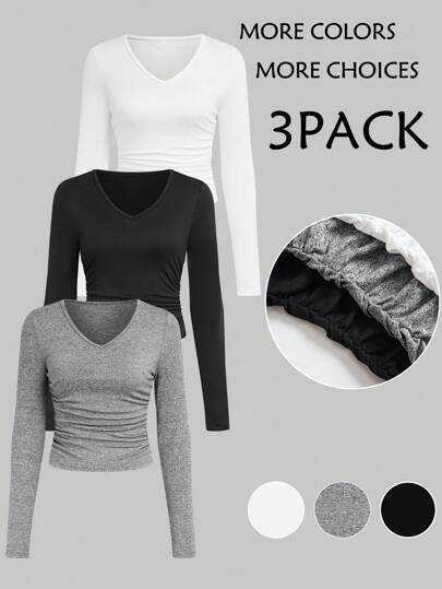 Shop Long Sleeve Tops | Women's Tops | SHEIN USA