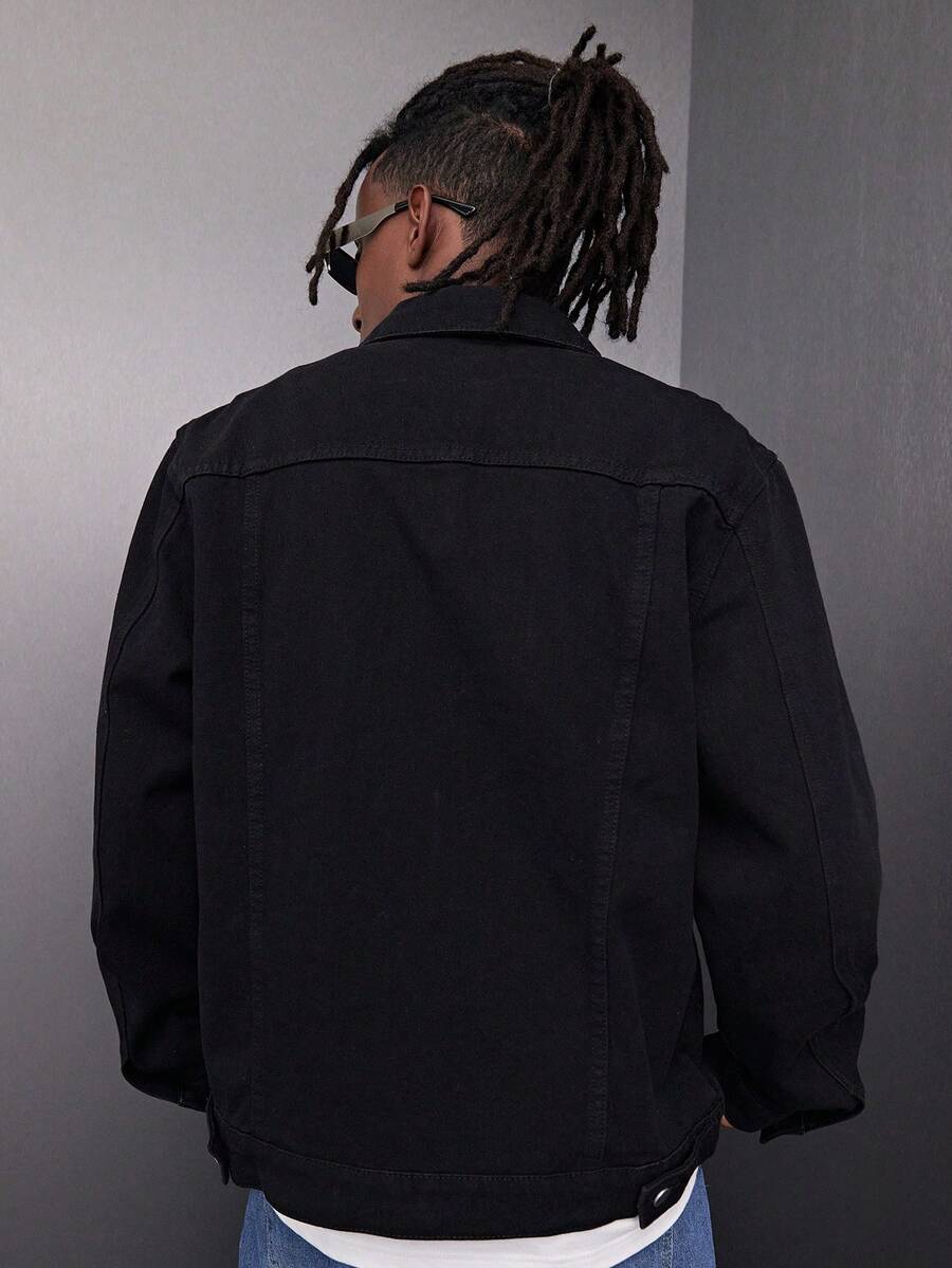 Manfinity EMRG Veste En Jean Homme Avec Modèle En Forme De Cœur Et ...