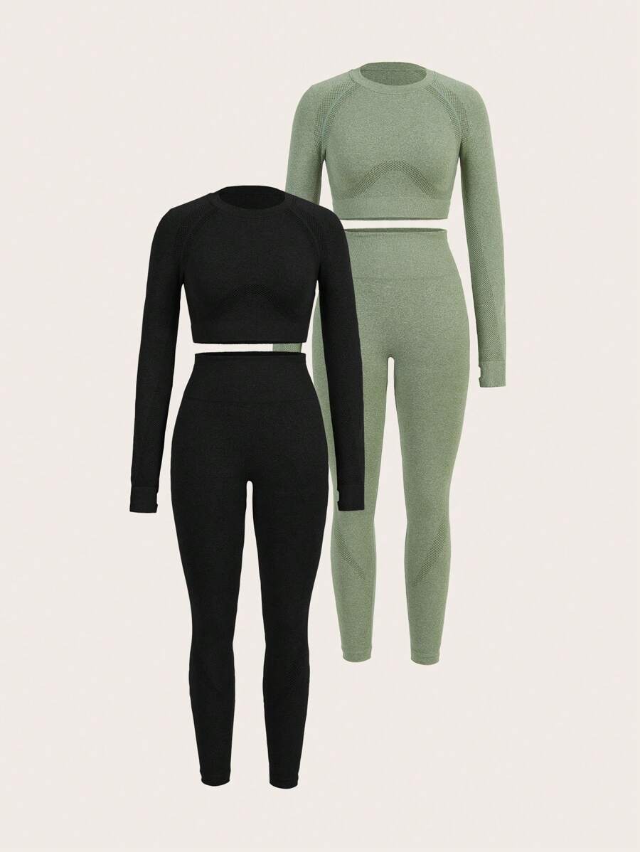 SHEIN Yoga Basic Seamless High-elasticity Sportswear | SHEIN USA