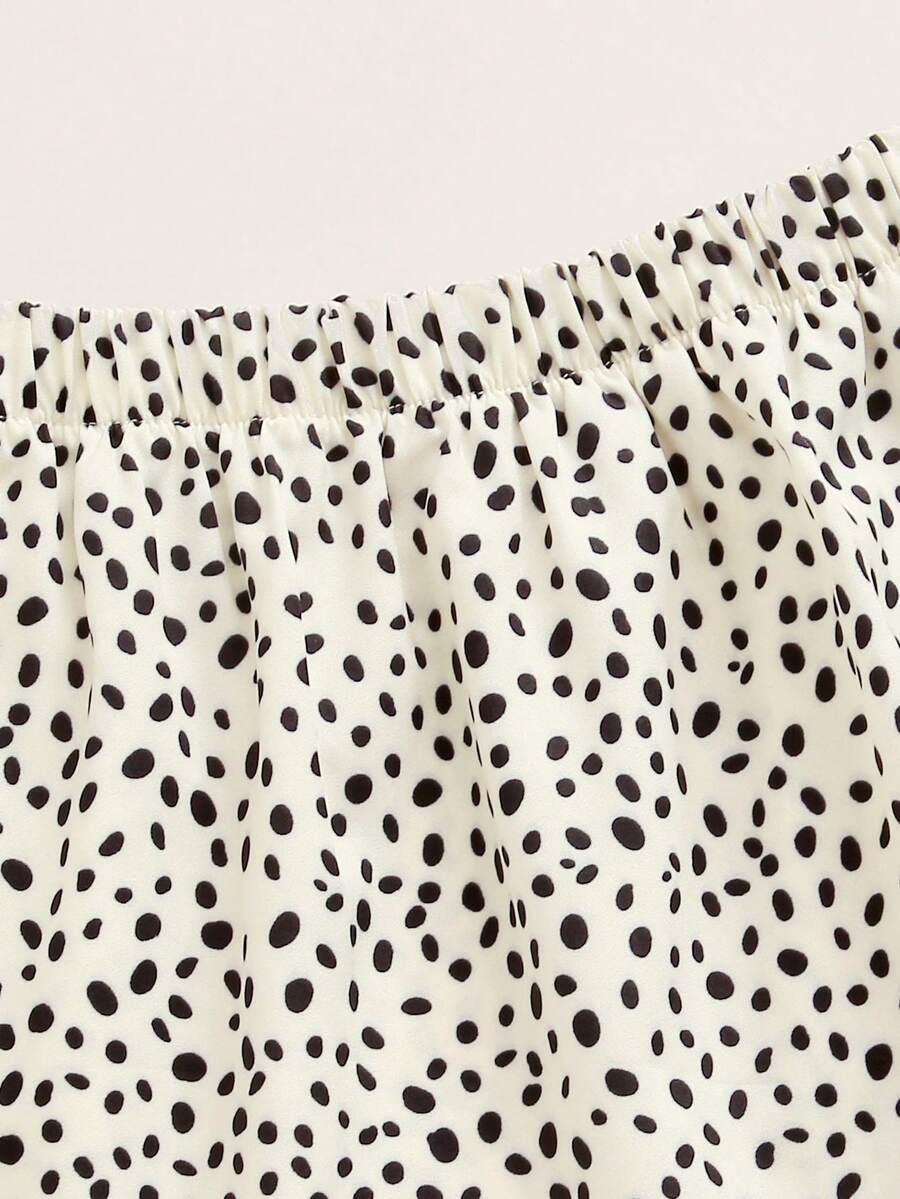 SHEIN Conjunto De Duas Peças Para Meninas Pequenas Com Camiseta De ...