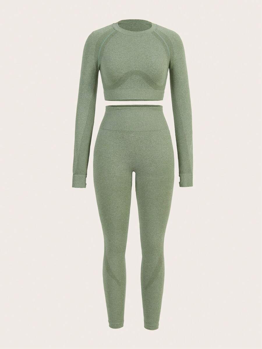 SHEIN Yoga Basic Seamless High-elasticity Sportswear | SHEIN USA