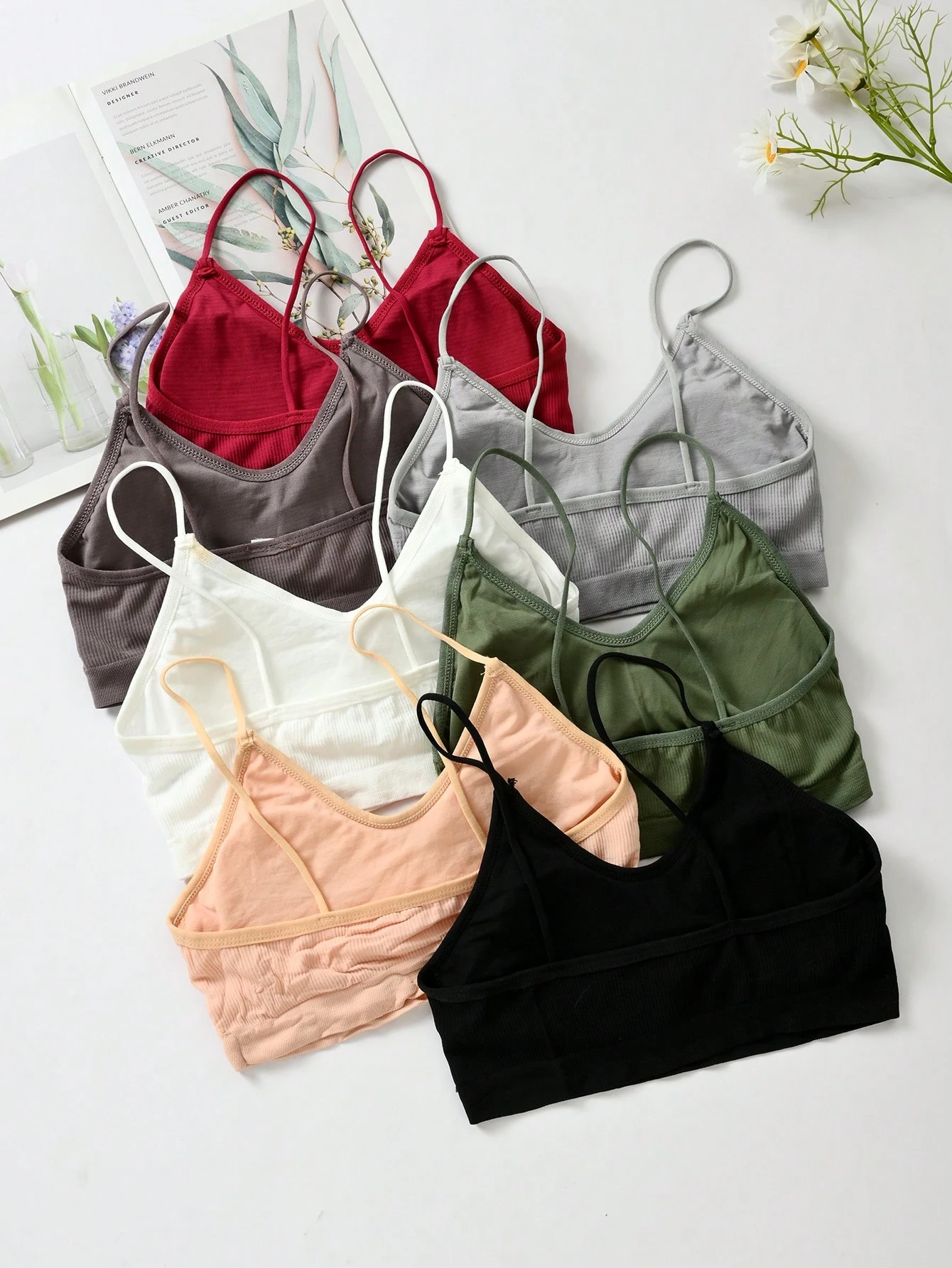 Conjunto De Ropa Interior Acanalada Para Niñas Preadolescentes | Mode ...