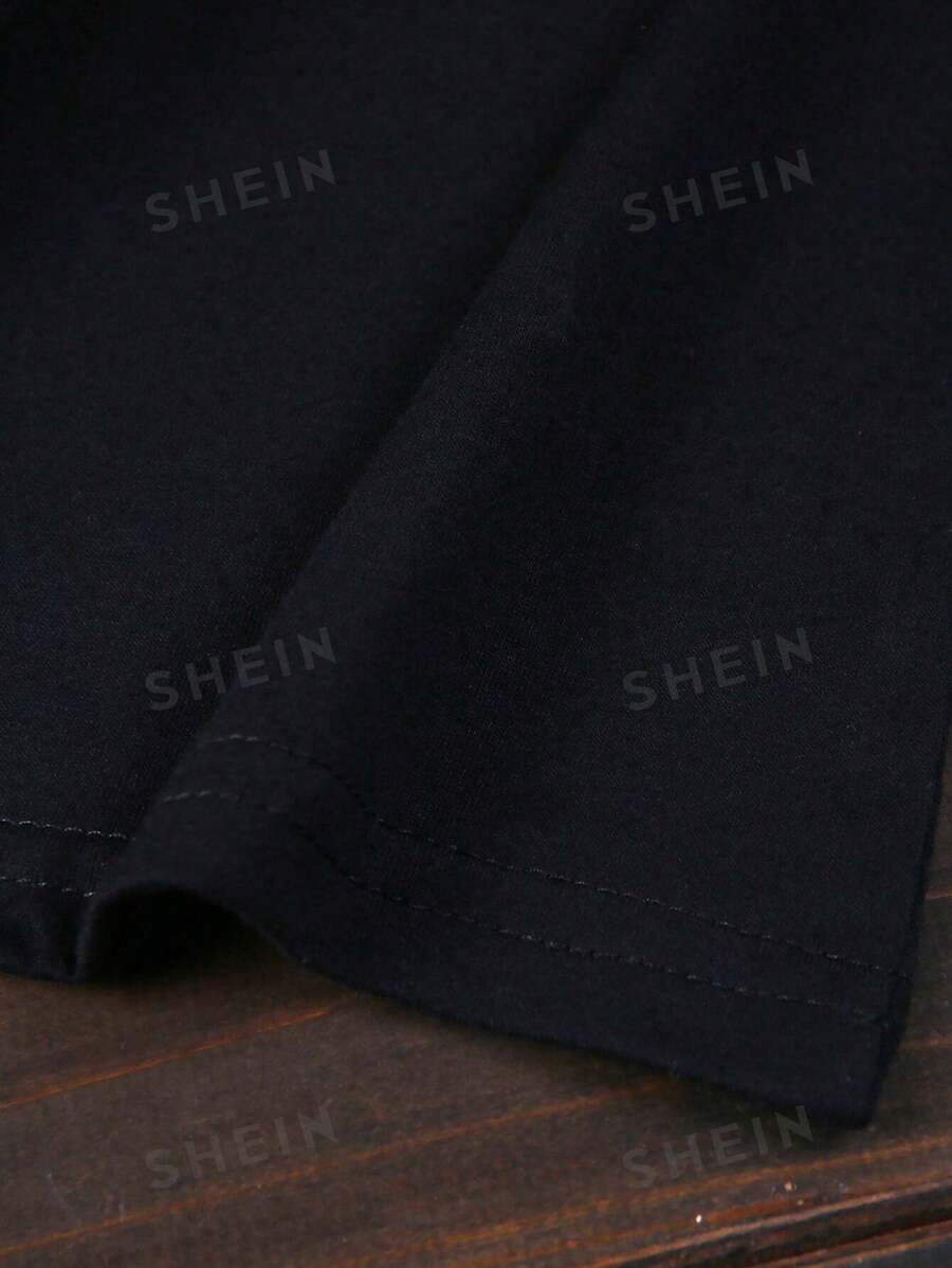 SHEIN LUNE Planet And Astronaut Print Tee | SHEIN UK