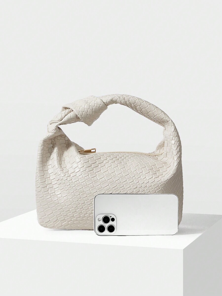 MOTF PREMIUM WOMEN'S SOLID COLOR TEXTURED TOTE BAG,TRENDY BUSINESS ...