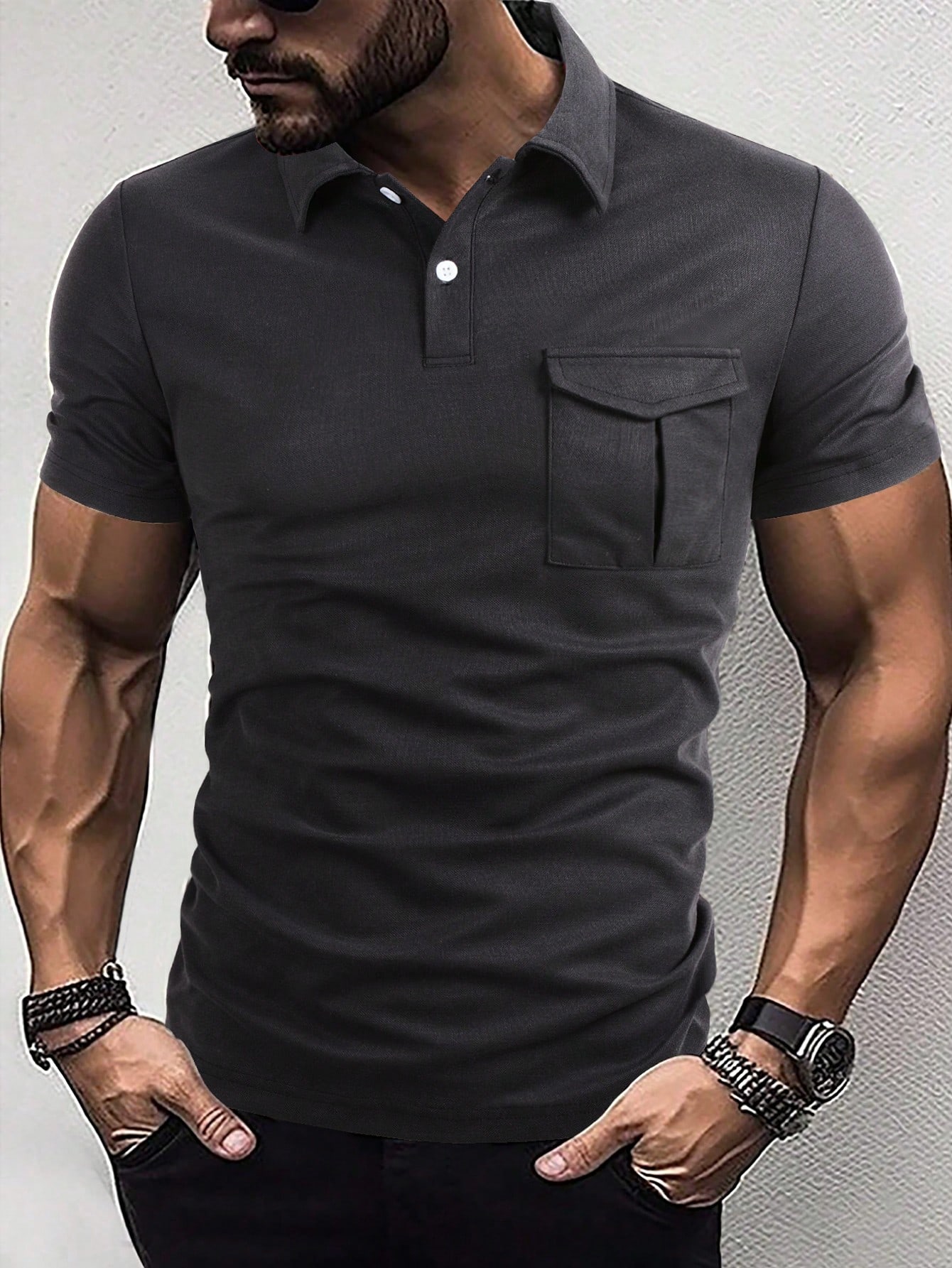 Manfinity Polo De Hombre | Moda de Mujer | SHEIN México