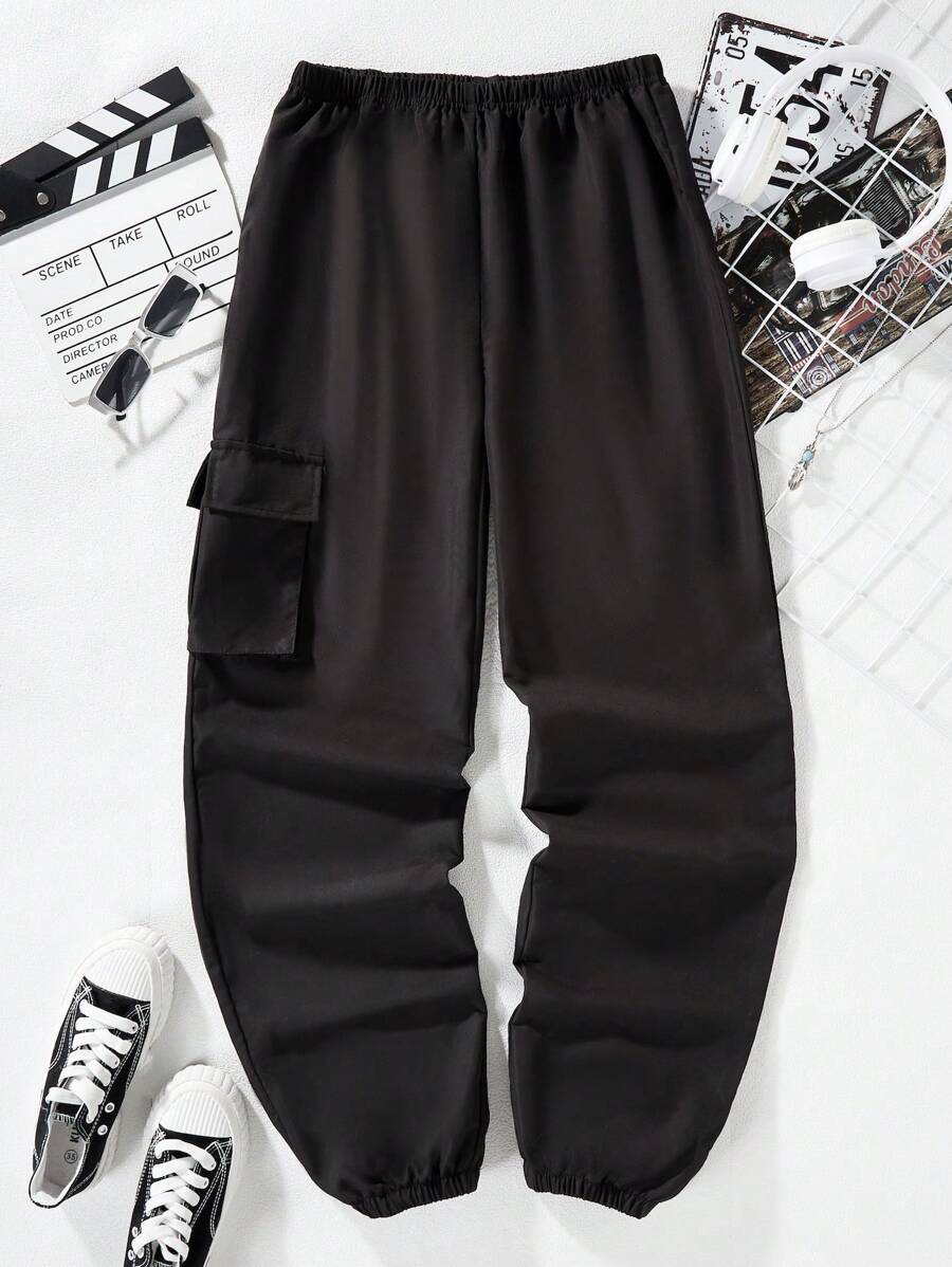 Teen Boy Flap Pocket Cargo Pants | SHEIN USA