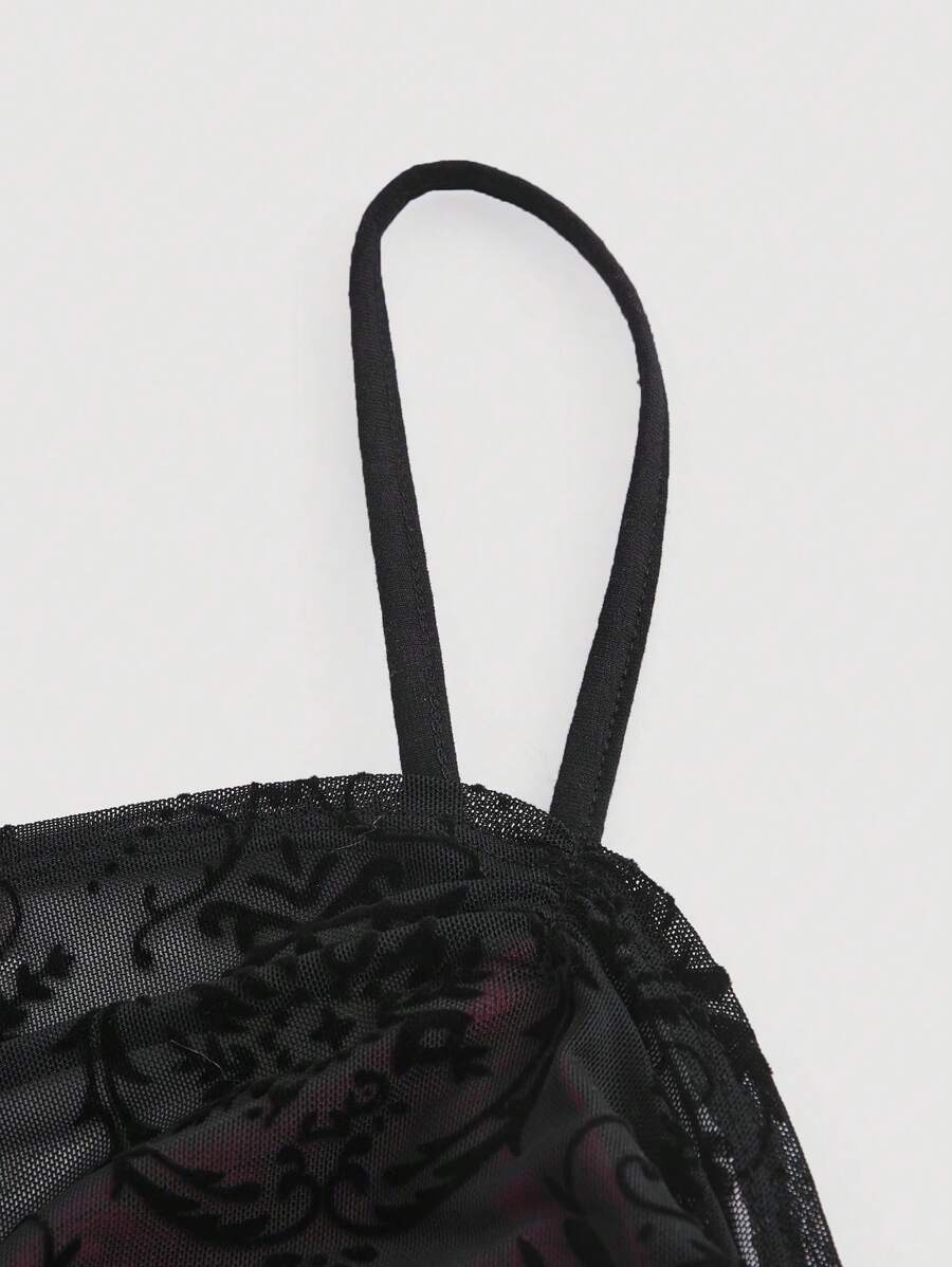 SHEIN MOD Women's Side Drawstring Lace Cami Top | SHEIN UK