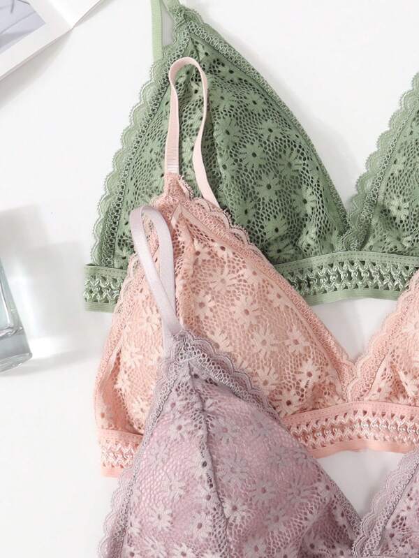 Roupa Íntima De Renda Para Meninas Adolescentes | SHEIN Brasil