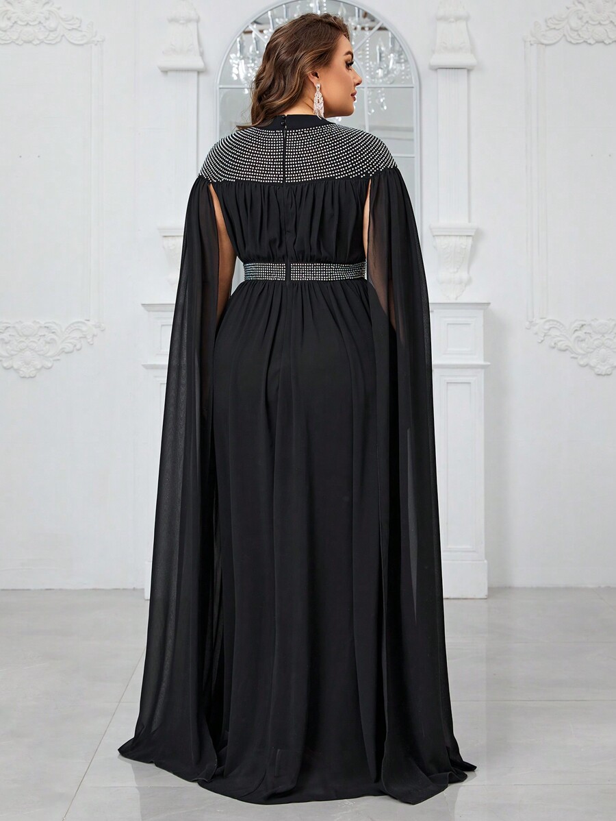 Giffniseti Women's Plus Size Ballroom Evening Dress With Snowflakes ...