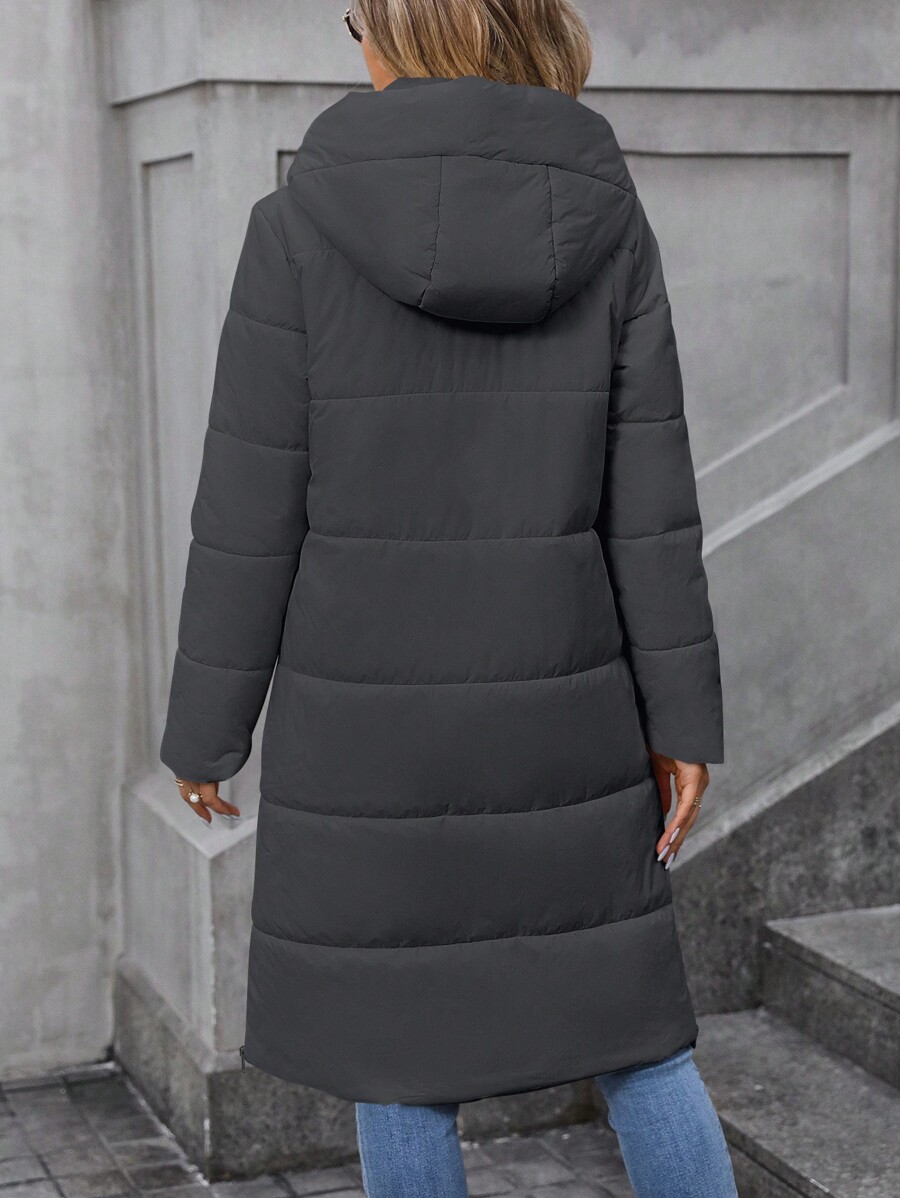 SHEIN LUNE Women's Hooded Padded Padded Coat Clothes Winter | SHEIN EUQS