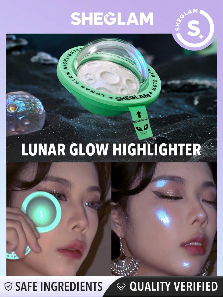 SHEGLAM Lunar Glow Highlighter Multi-Dimensional Shine Highlighter ...