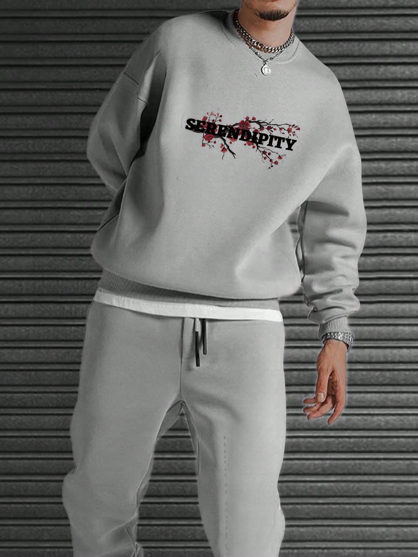 Manfinity Hypemode Men's Fleece Letter Printed Sweatshirt | SHEIN ASIA