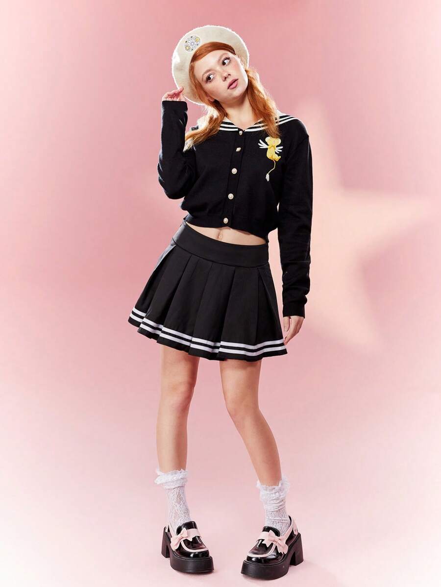 CARDCAPTOR SAKURA | SHEIN Magic Circle Design Sweet White Beret Vintage ...