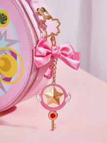 CARDCAPTOR SAKURA | SHEIN Star Wand & Bowknot Design Bag Pendant ...