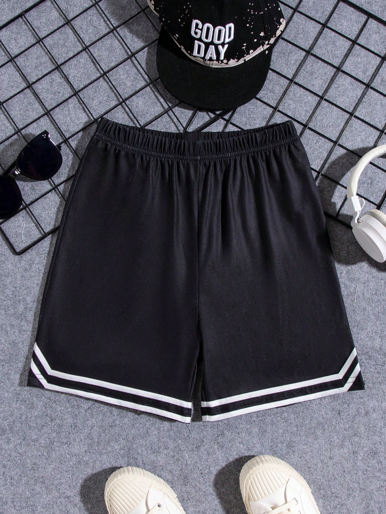 SHEIN Shorts Con Borde De Patchwork Para Niño | Moda de Mujer | SHEIN México