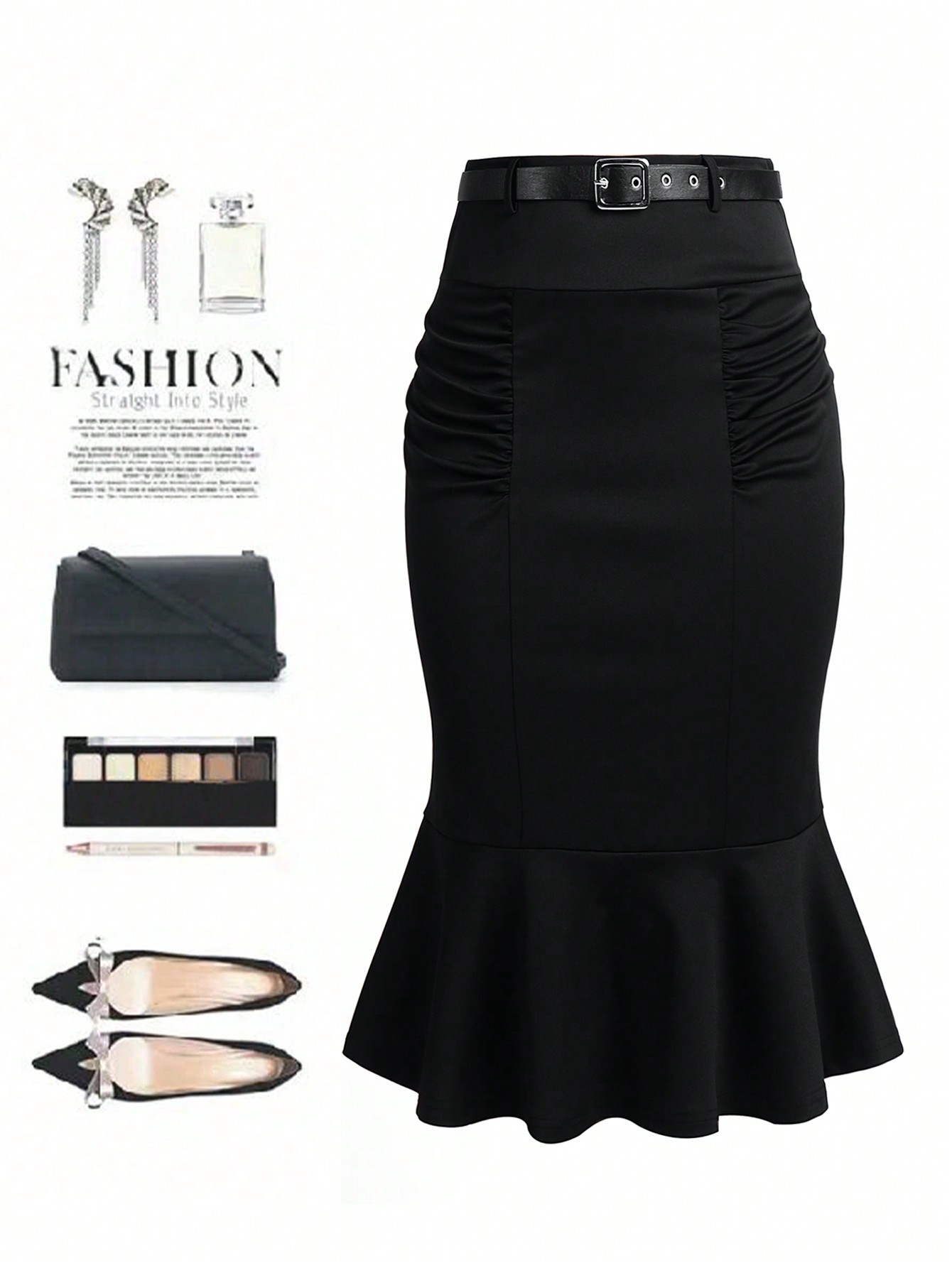 Plus Size Women'S Pleated Fish Tail Skirt for Sale Australia| New ...