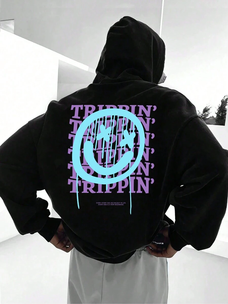 Manfinity EMRG Men's Loose Fit Hoodie With Thermal Lining, Featuring ...