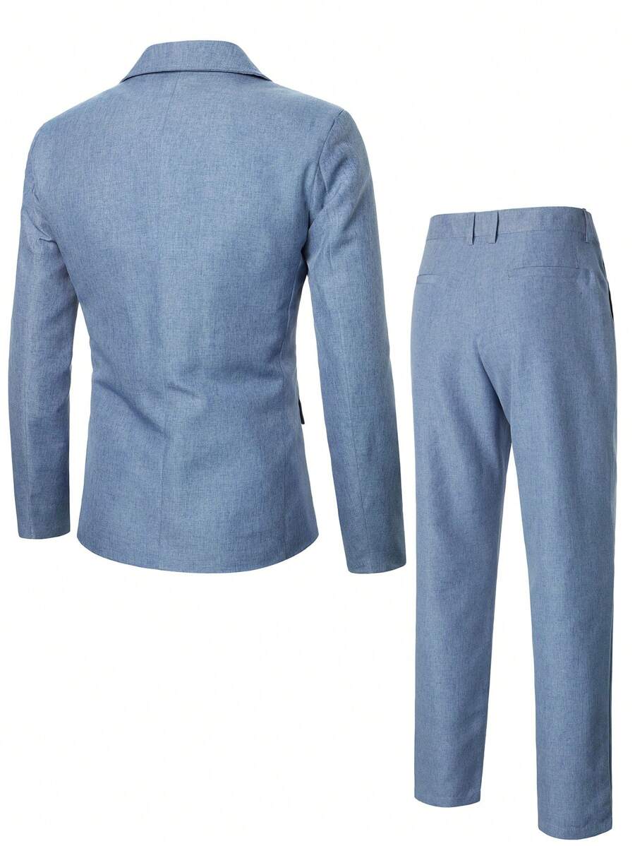 Manfinity Mode Men Notched Lapel Suit Set | SHEIN USA