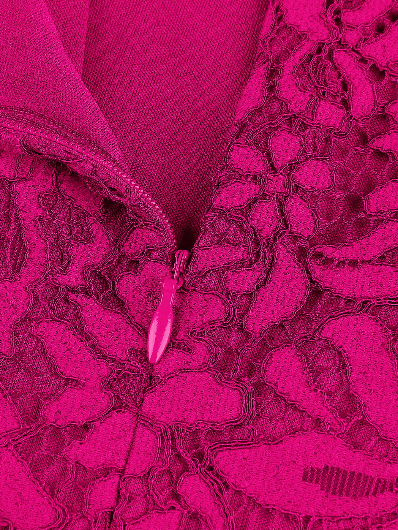 MIUSOL Solid Floral Lace Cap Sleeve Cocktail Party Fitted Dress | SHEIN