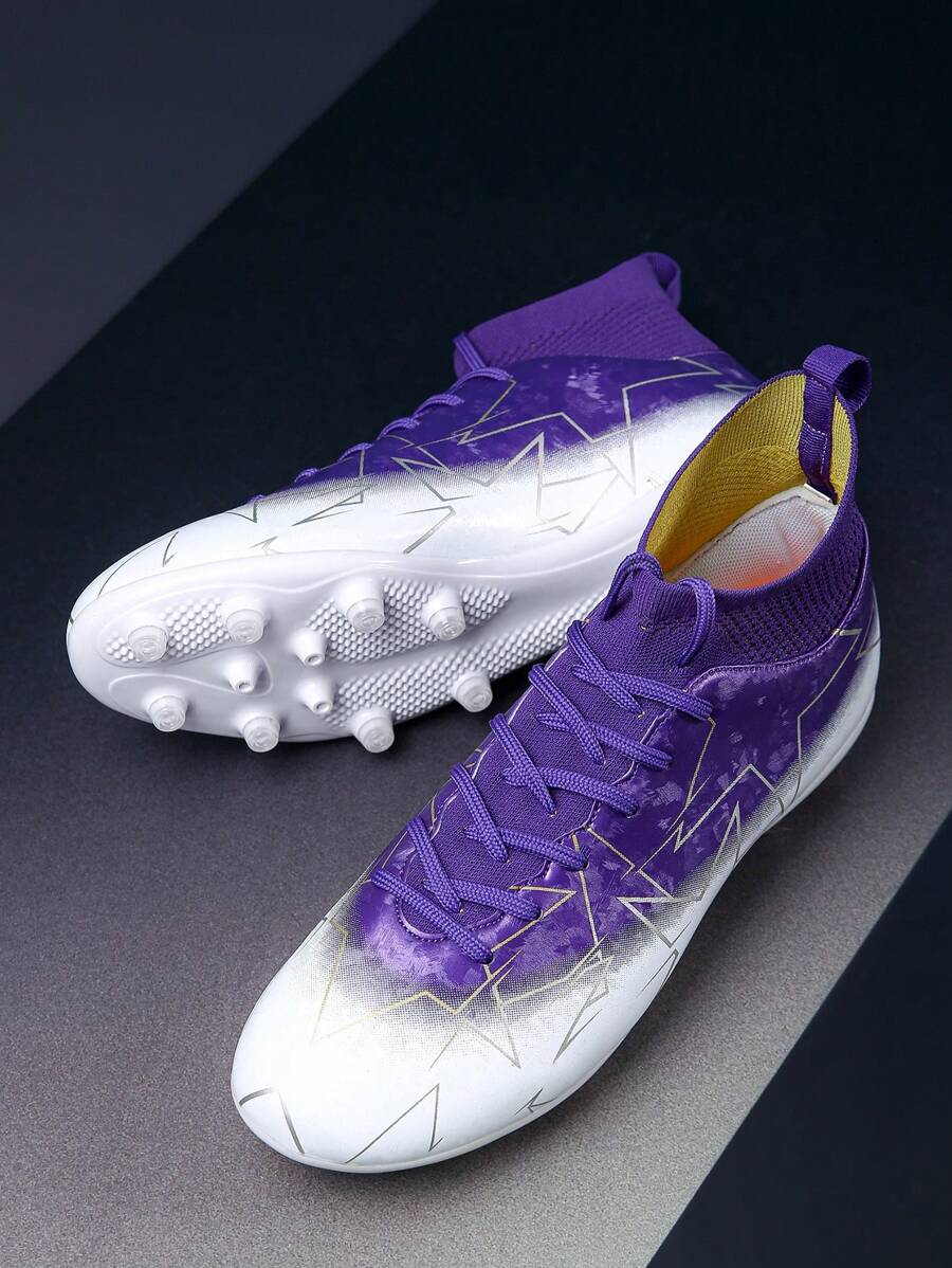 Vier Jahreszeiten High-top Fussballschuhe Für Kinder Mit Spike Stollen ...