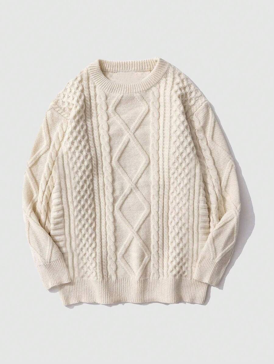 Men Cable Knit Sweater | SHEIN USA