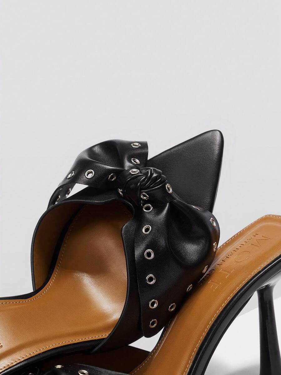 MOTF PREMIUM BOW STILETTO HIGH HEELS SANDALS FOR WOMEN VACATION SHOES ...