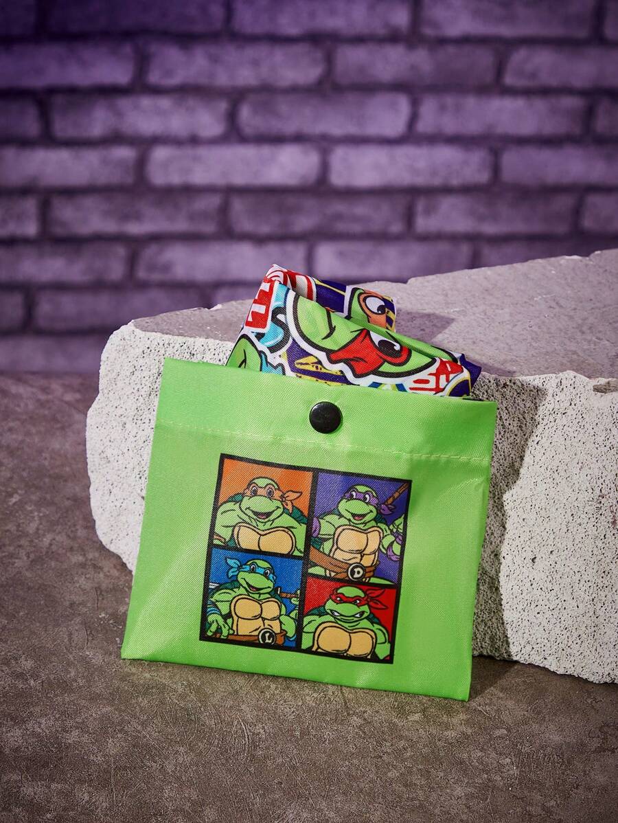 TEENAGE MUTANT NINJA TURTLES X SHEIN Cartoon Animal Pattern Foldable ...